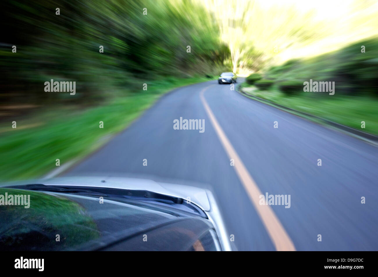 Oncoming car hi-res stock photography and images - Alamy
