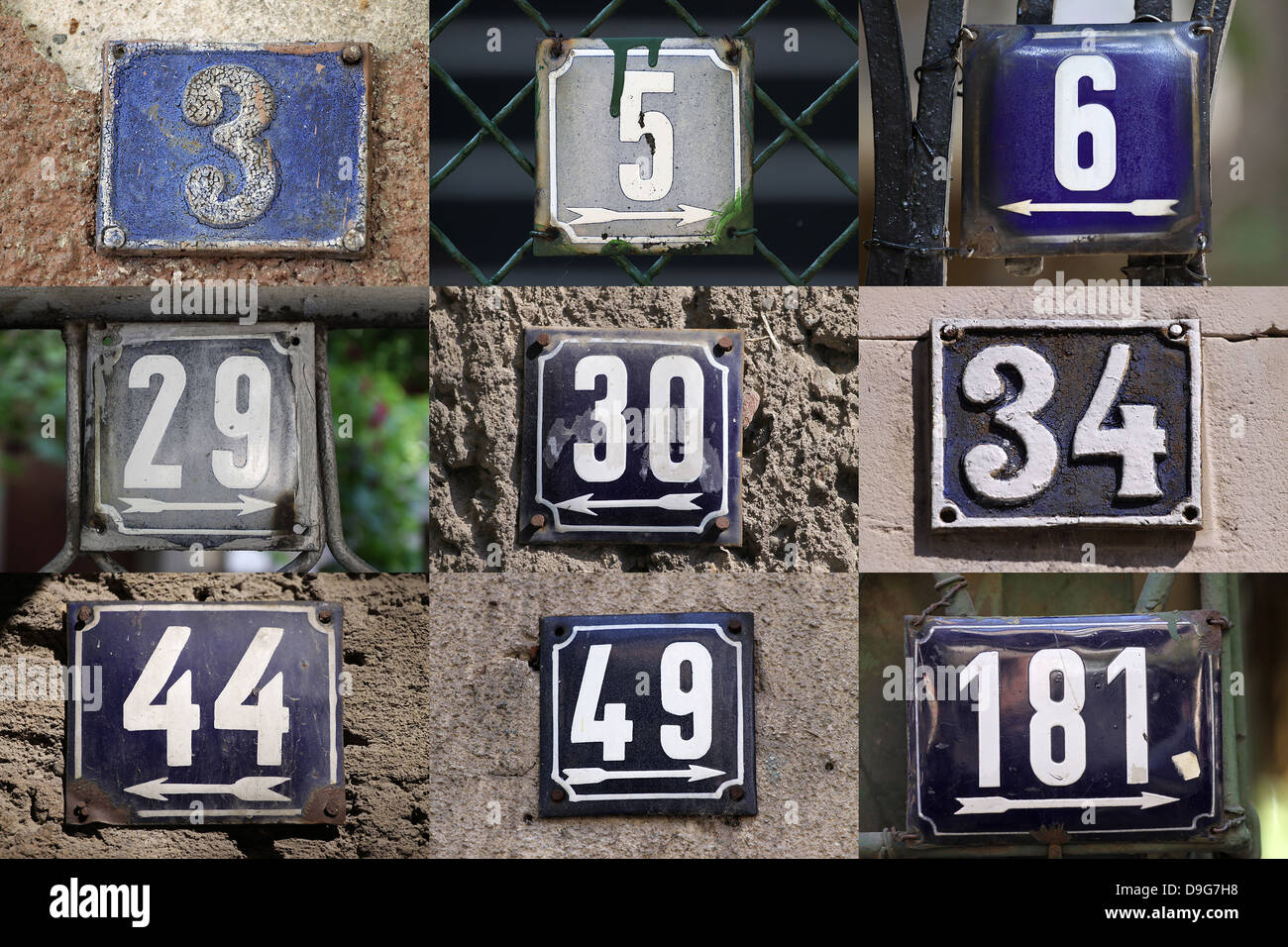 Location numbers hi-res stock photography and images - Alamy