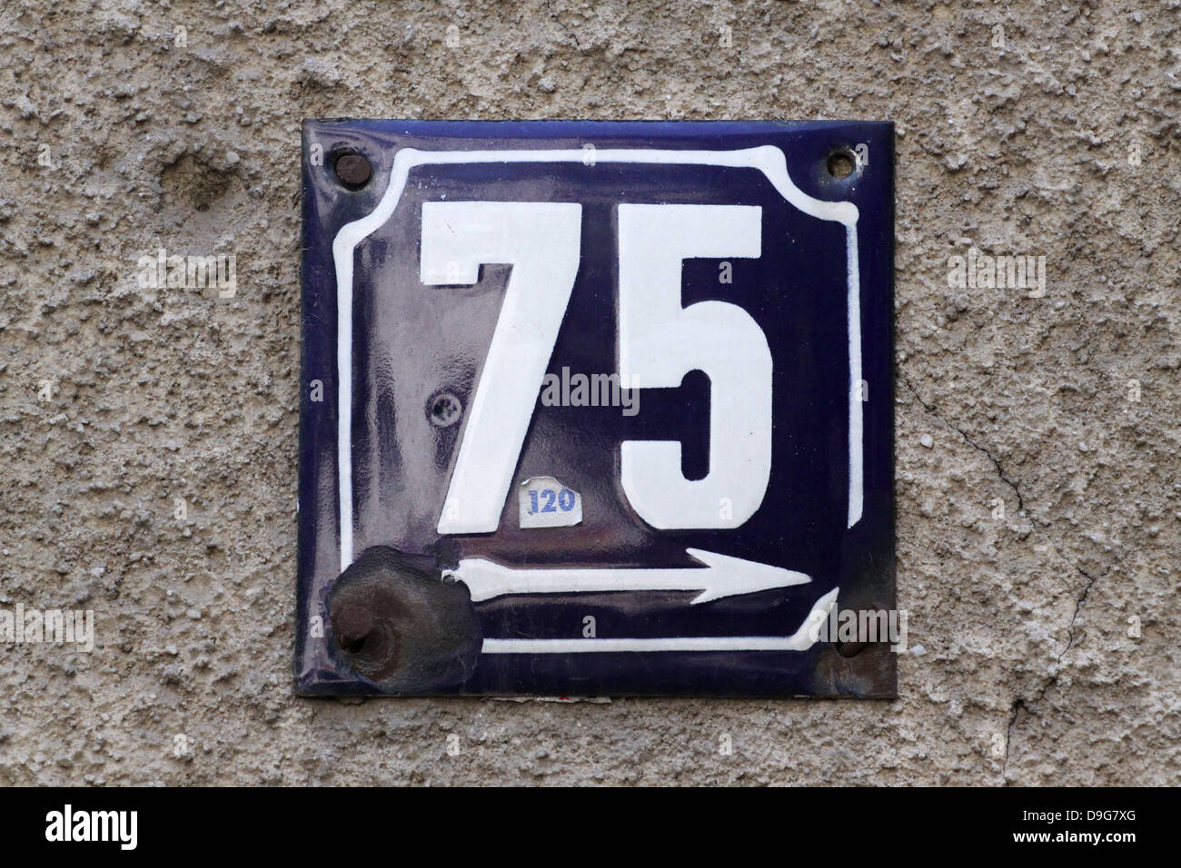 House numbers in different styles and colors (concept for real estate ...