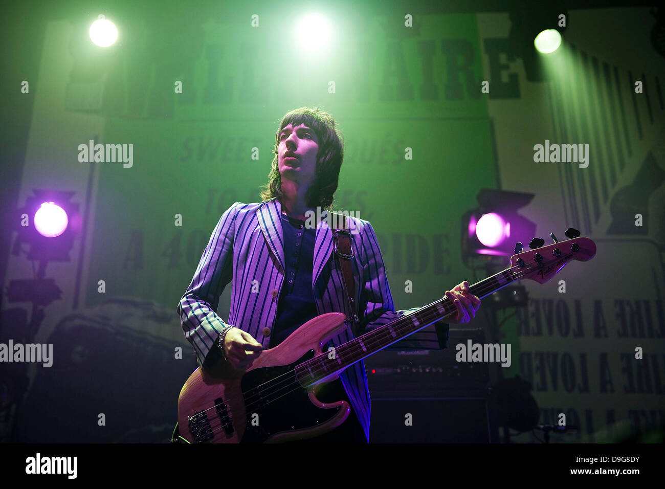 Liam Gallagher performs with his new band Beady Eye at The Troxy London ...