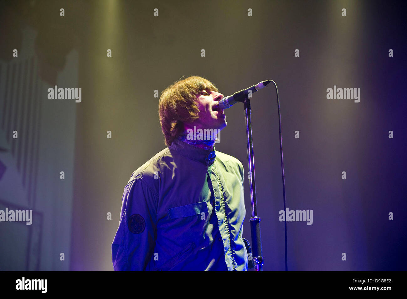 Liam Gallagher performs with his new band Beady Eye at The Troxy London ...