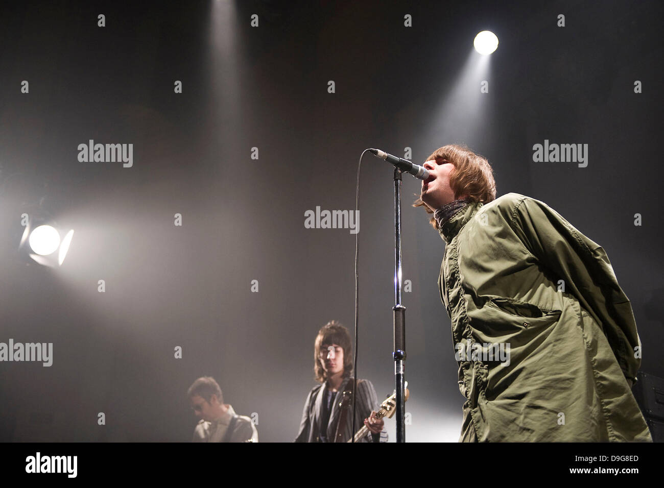 Liam Gallagher performs with his new band Beady Eye at The Troxy London ...
