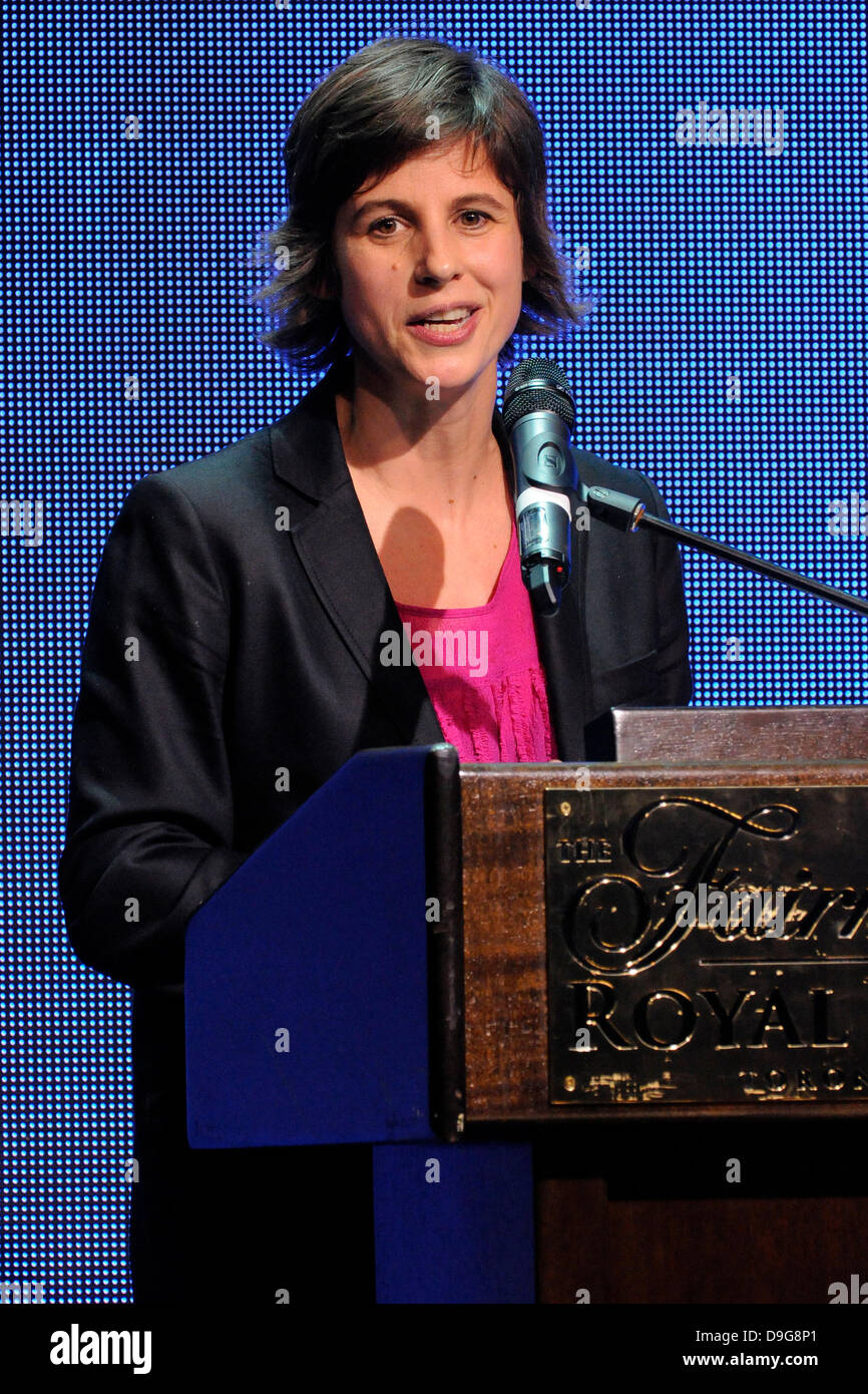 Julia Adam accepting the Rosalie Award at the 29th Annual Canadian ...