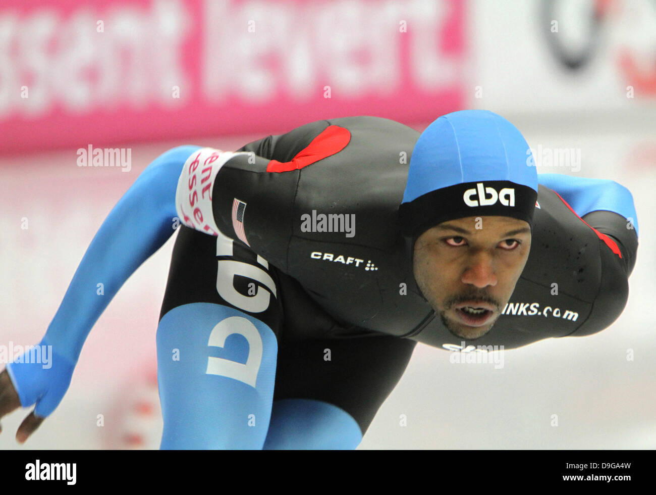 Shani Davis of USA The 2011 Speed Skating Championships Inzell, Germany ...
