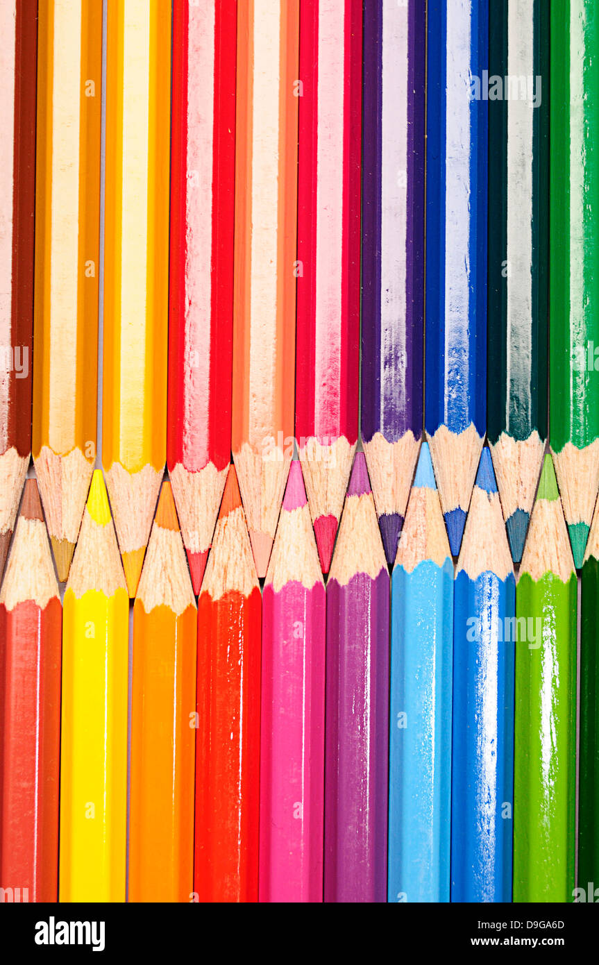 color pencils background Stock Photo - Alamy