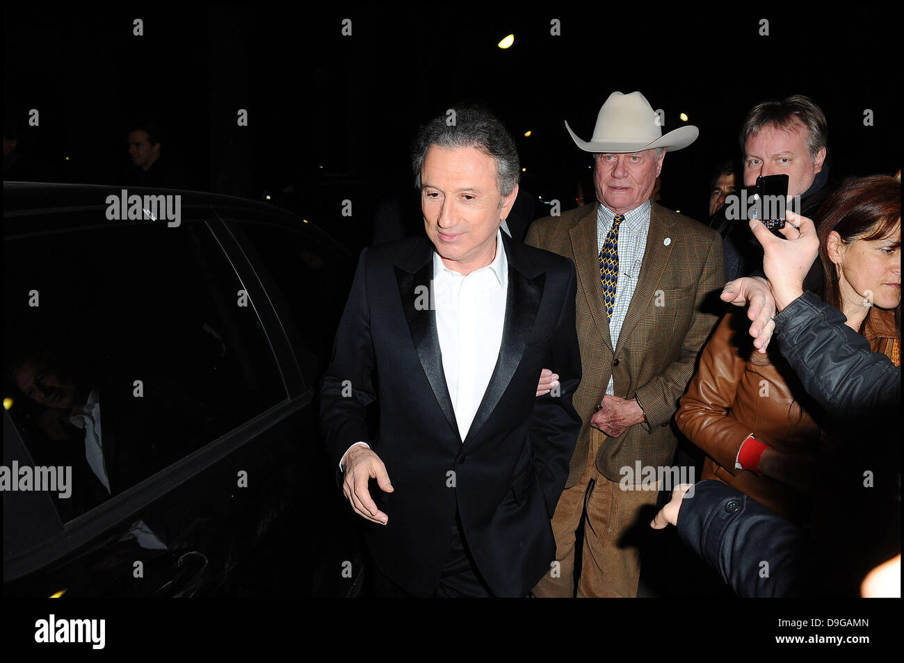 Michel Drucker and Larry Hagman 'Champs-Elysees' TV talk show ...