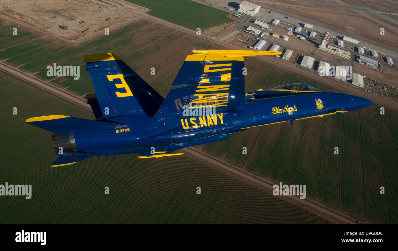 The Blue Angels perform over El Centro, California Stock Photo - Alamy