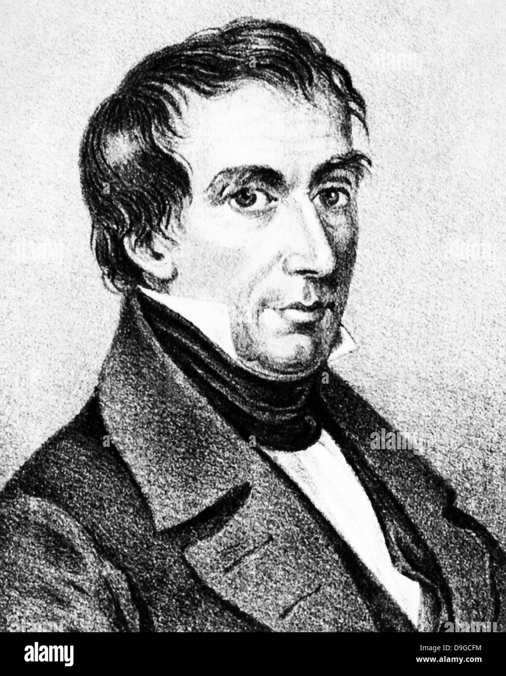 Vintage portrait of William H Harrison Stock Photo - Alamy