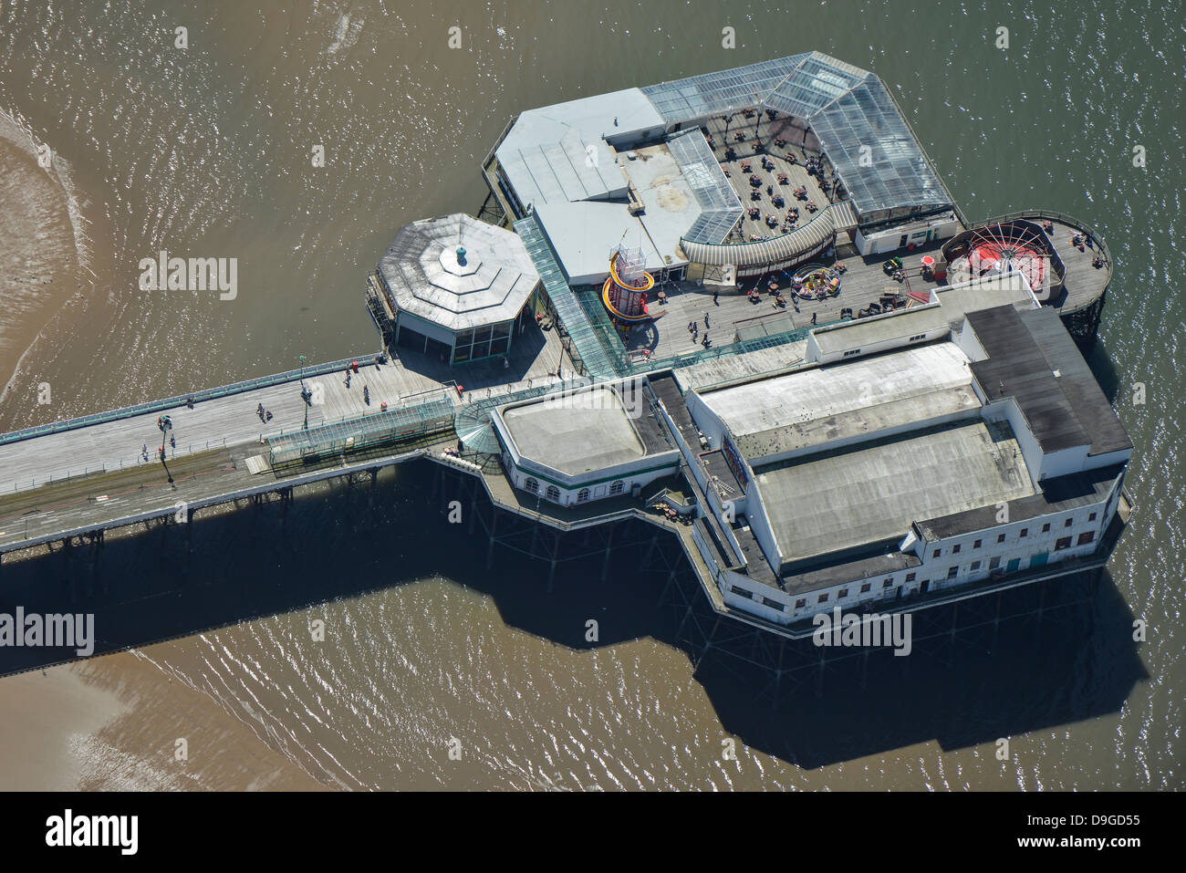 Aerial photograph of Blackpool North Pier Stock Photo - Alamy