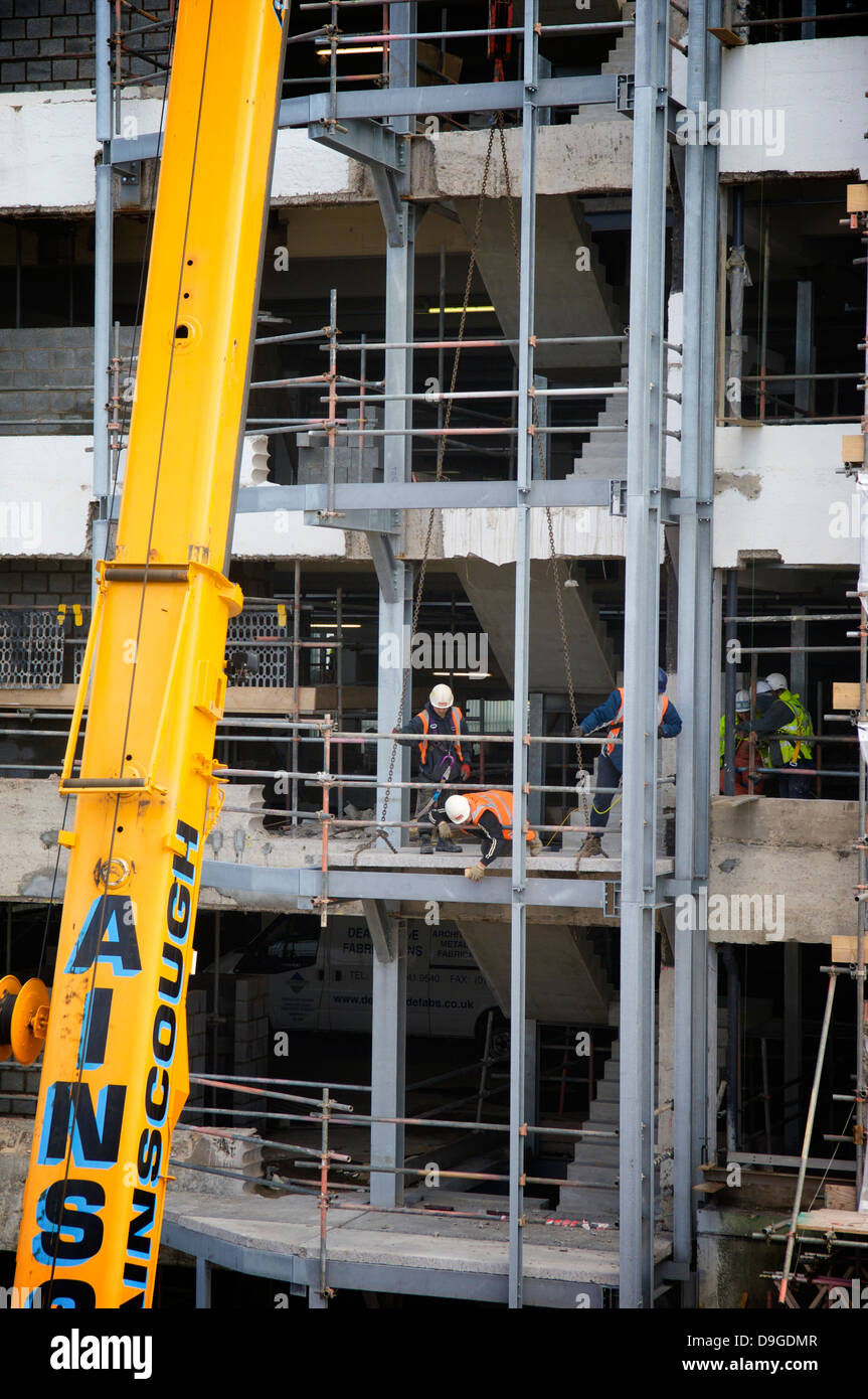 Office block construction Stock Photo - Alamy
