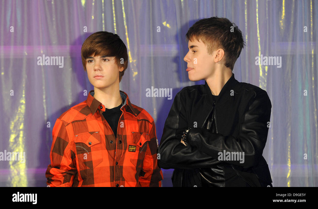 Justin Bieber waxwork unveiling held at Madame Tussauds. London ... Justin Bieber waxwork unveiling held at Madame Tussauds. London ...