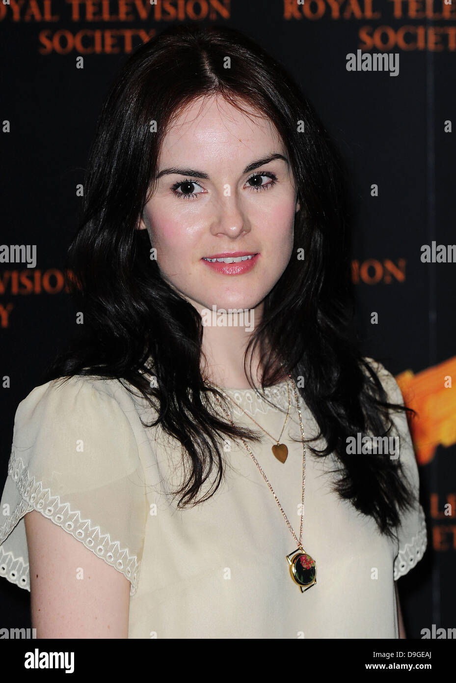 Michelle Dockery, at the RTS Programme Awards at The Grosvenor House ...
