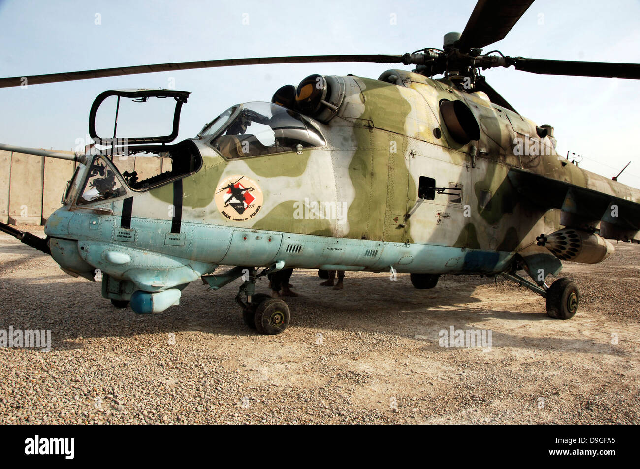 An MI-24 Russian helicopter Stock Photo - Alamy