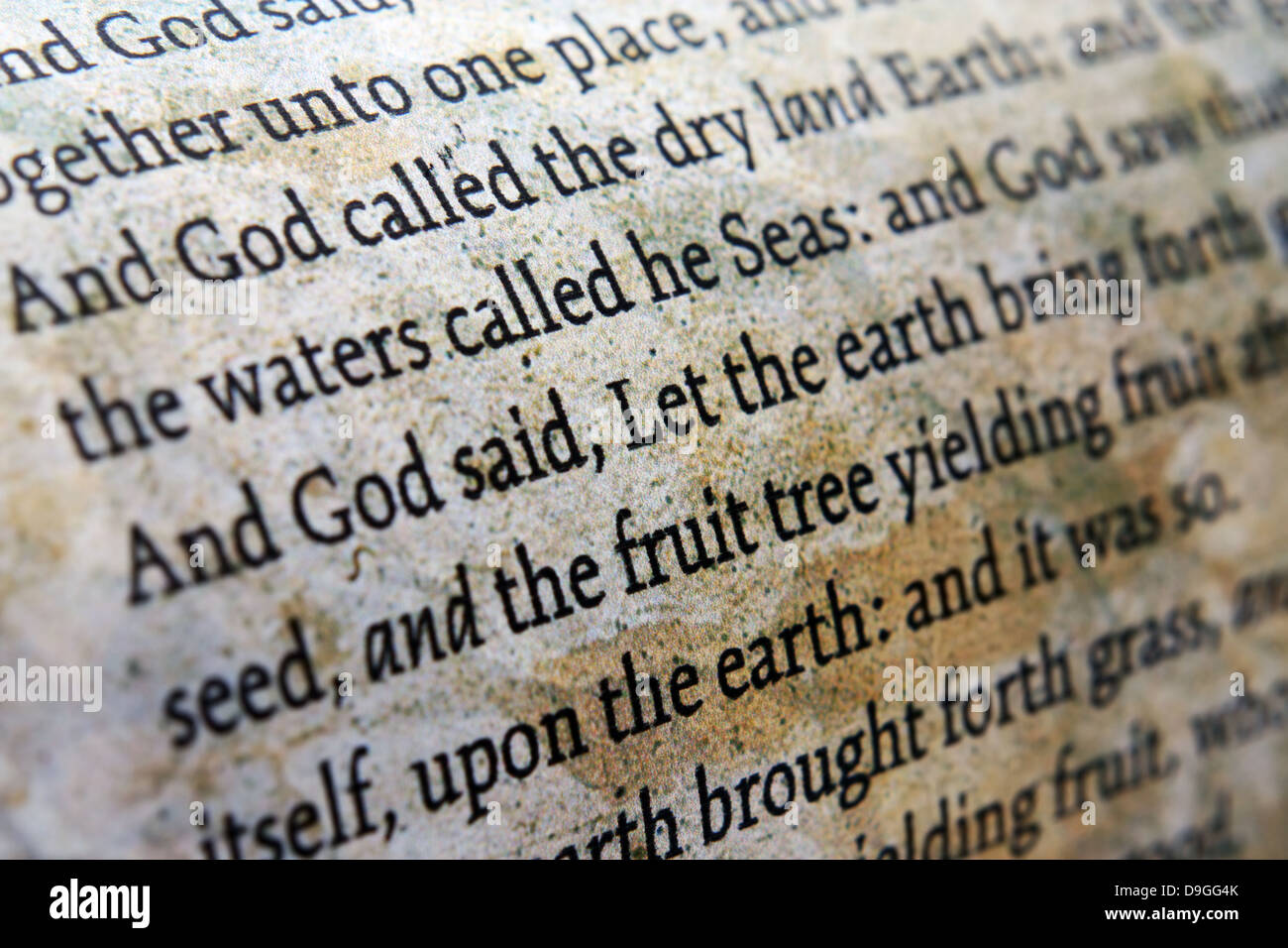 Latin bible calligraphy hi-res stock photography and images - Alamy