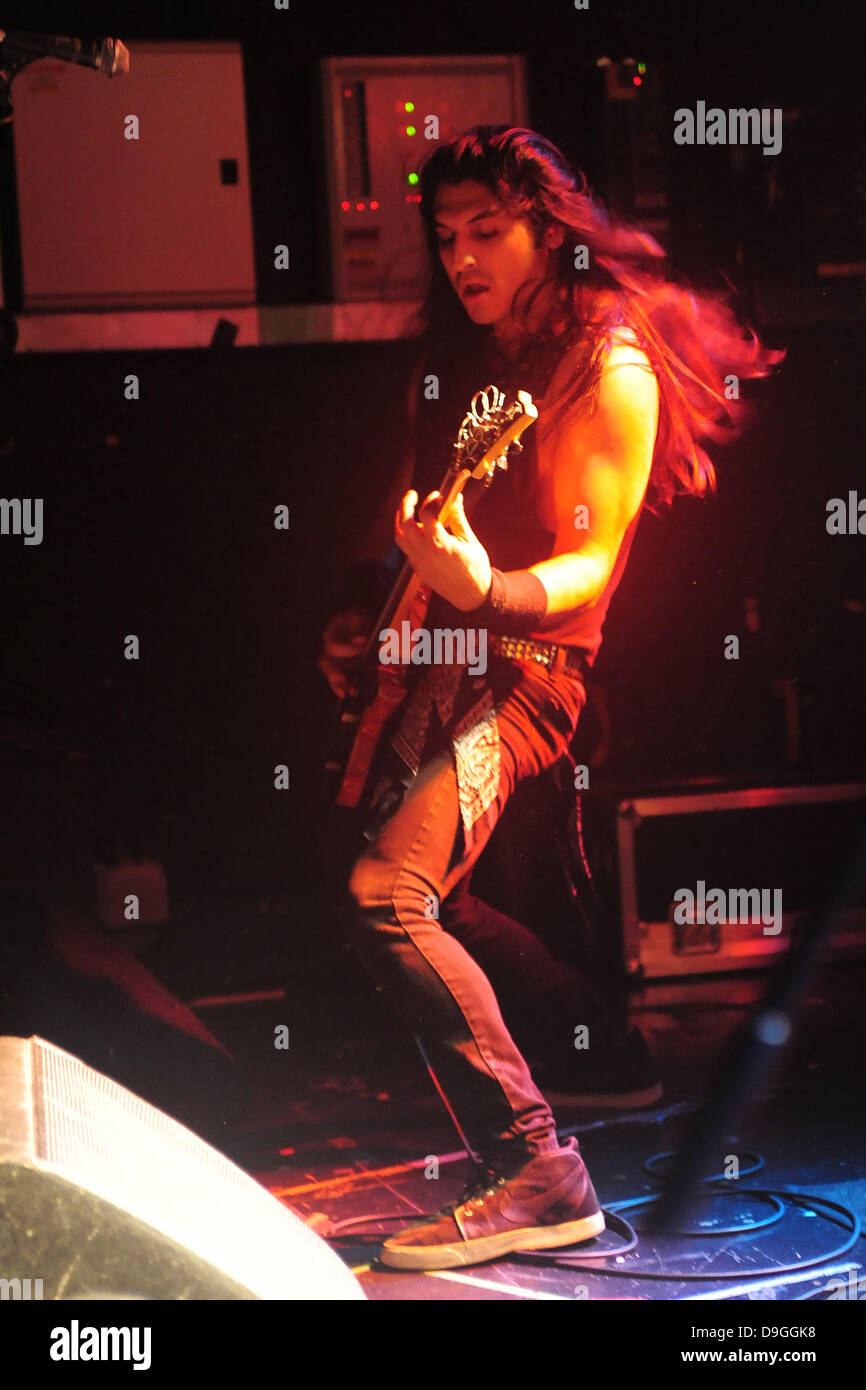 Heavy metal band, Holy Grail performing live at the O2 Arena ...