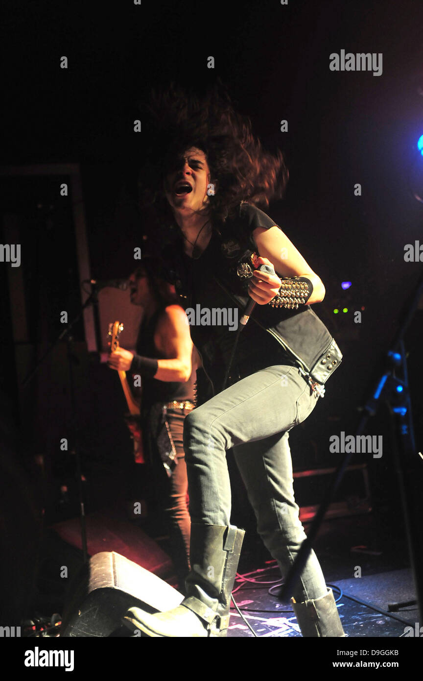 Heavy metal band, Holy Grail performing live at the O2 Arena ...