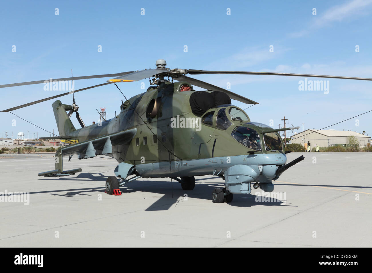 An Mi-24 Hind helicopter Stock Photo - Alamy