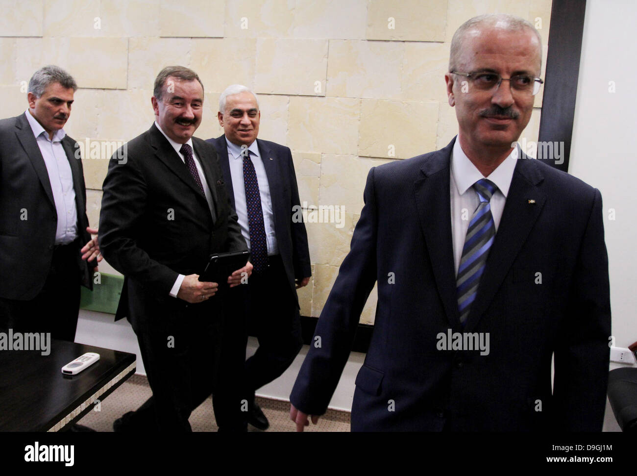 Ramallah, West Bank, Palestinian Territory. 19th June, 2013. Newly ...