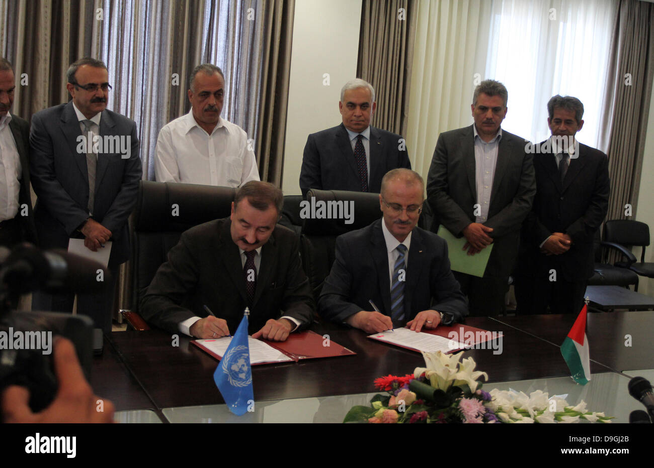 Ramallah, West Bank, Palestinian Territory. 19th June, 2013. Newly ...