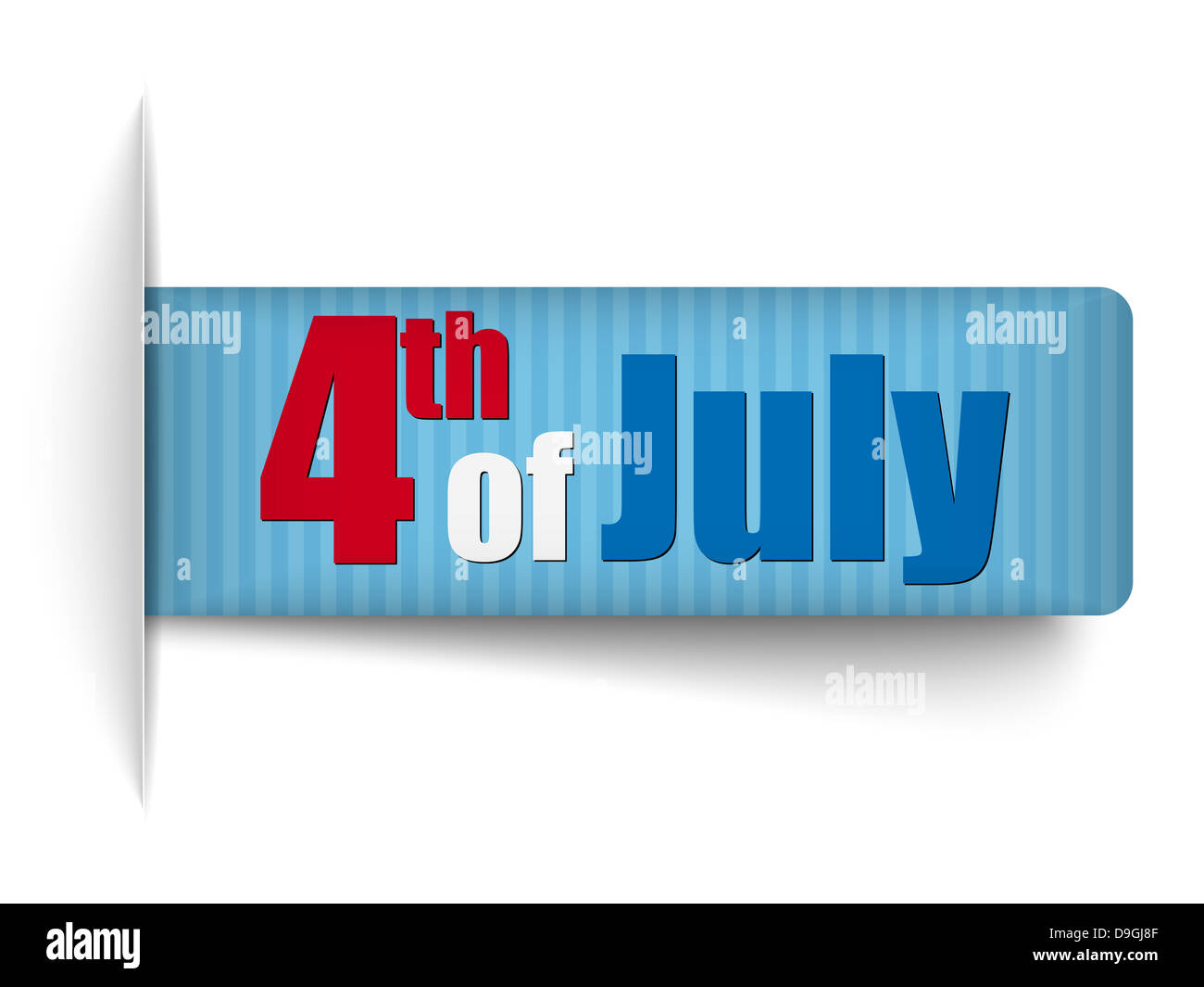 Vector - United States Independence Day Tag Stock Photo - Alamy