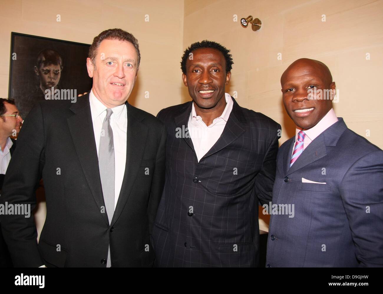 Andrew Roberts, Linford Christie and Chris Eubank Theresa Roberts hosts ...