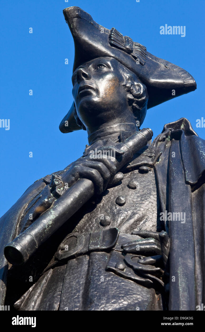 General James Wolfe Statue situated next to the Royal Observatory in ...