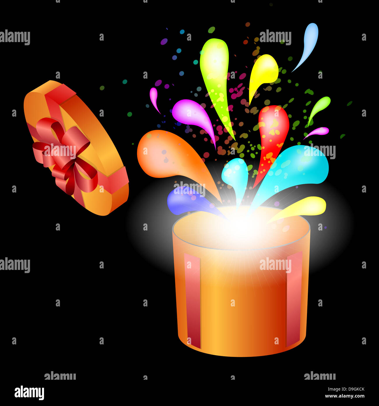 Gift box abstract background. Vector eps10 illustration Stock Photo - Alamy