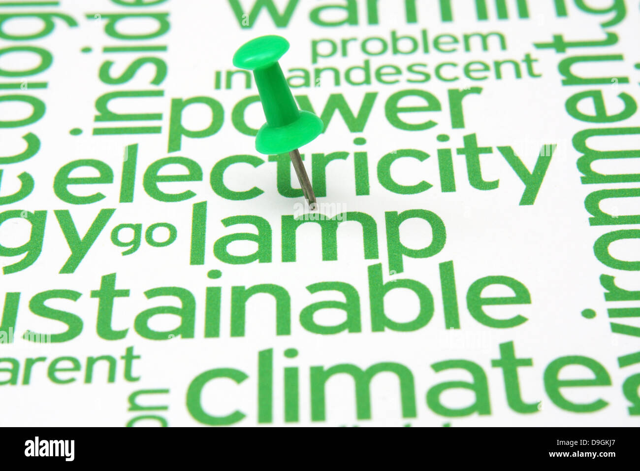 ECOLOGY. Word collage on white background Stock Photo - Alamy