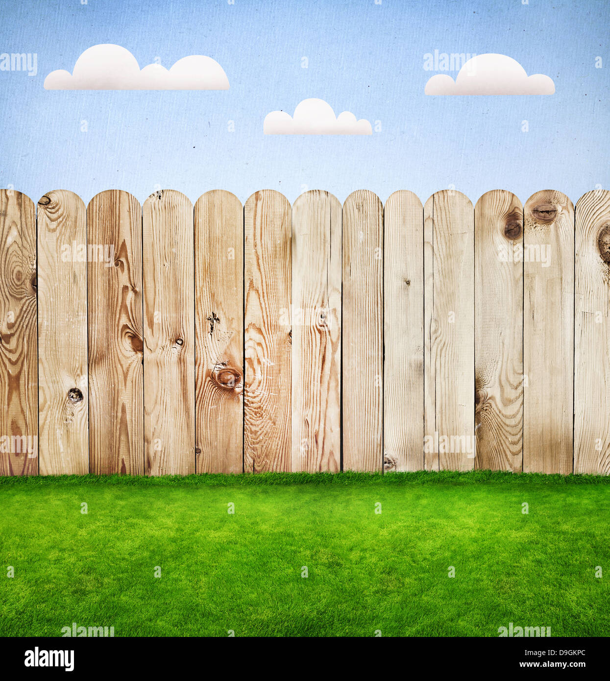 Wooden fence hi-res stock photography and images - Alamy