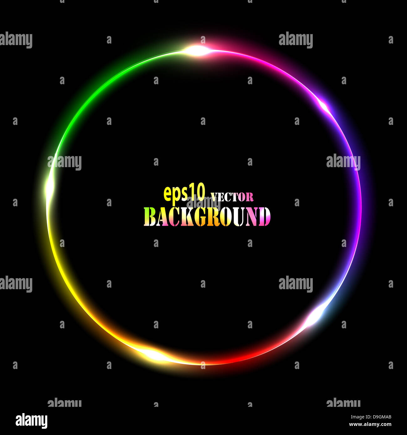 Abstract multicolored circle. Vector eps10 illustration Stock Photo - Alamy