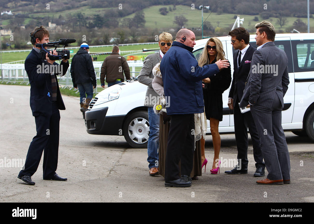 Katie Price, aka Jordan, with reported boyfriend Leandro Pena arriving ...