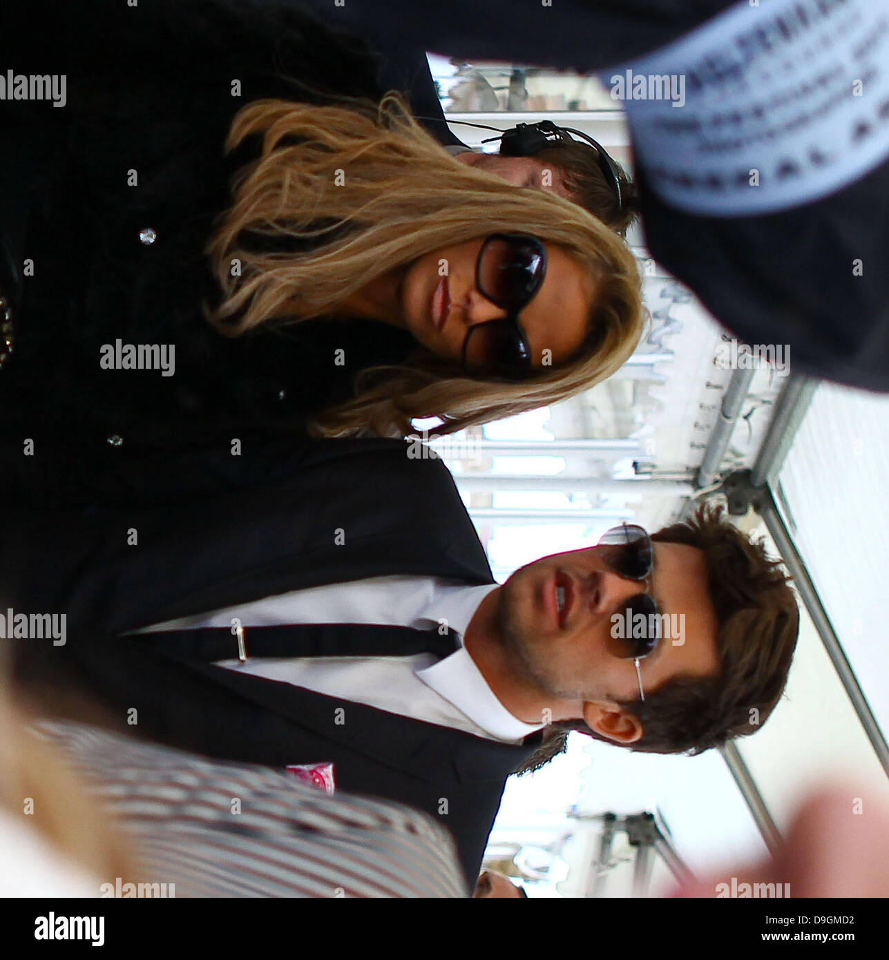 Katie Price, aka Jordan, with reported boyfriend Leandro Pena arriving ...
