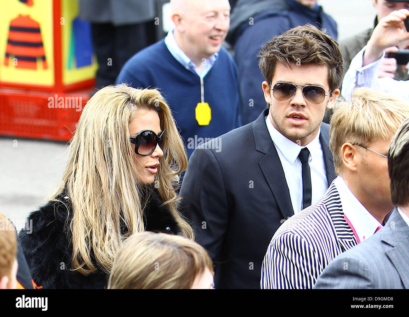 Katie Price, aka Jordan, with reported boyfriend Leandro Pena arriving ...