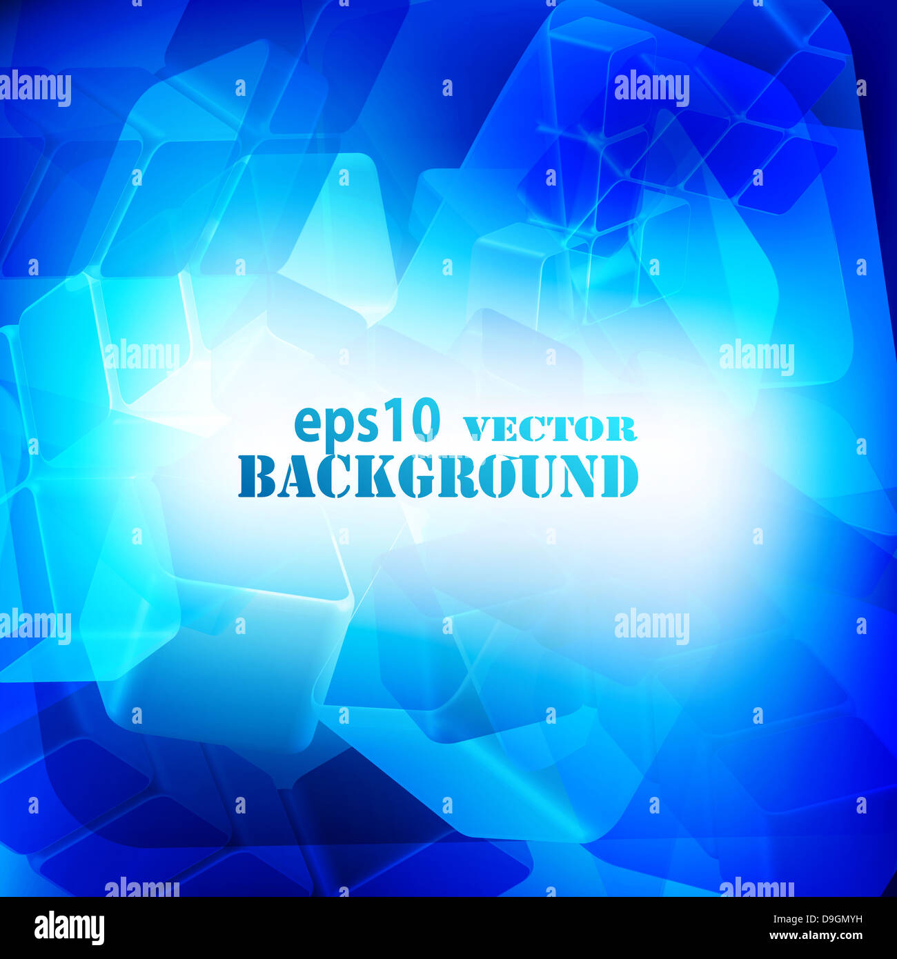 Blue abstract digital light background. Vector eps10 illustration Stock ...