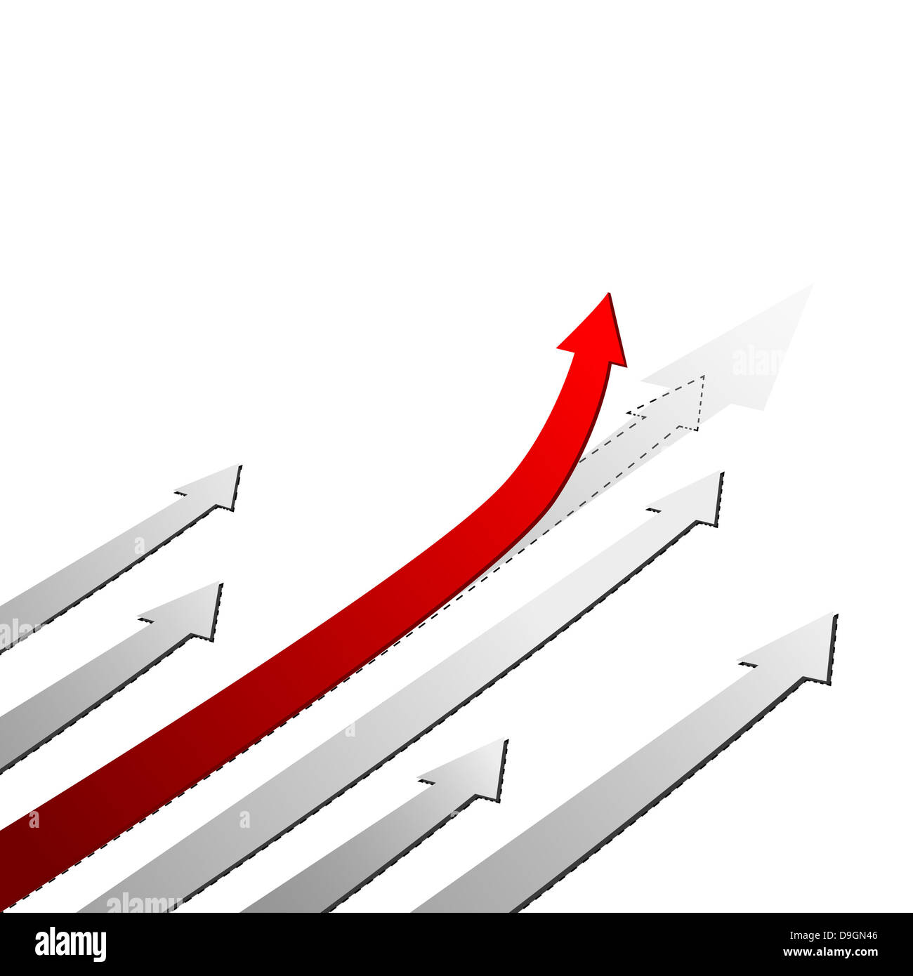 Red arrow up. Success concept. Vector eps10 illustration Stock Photo ...