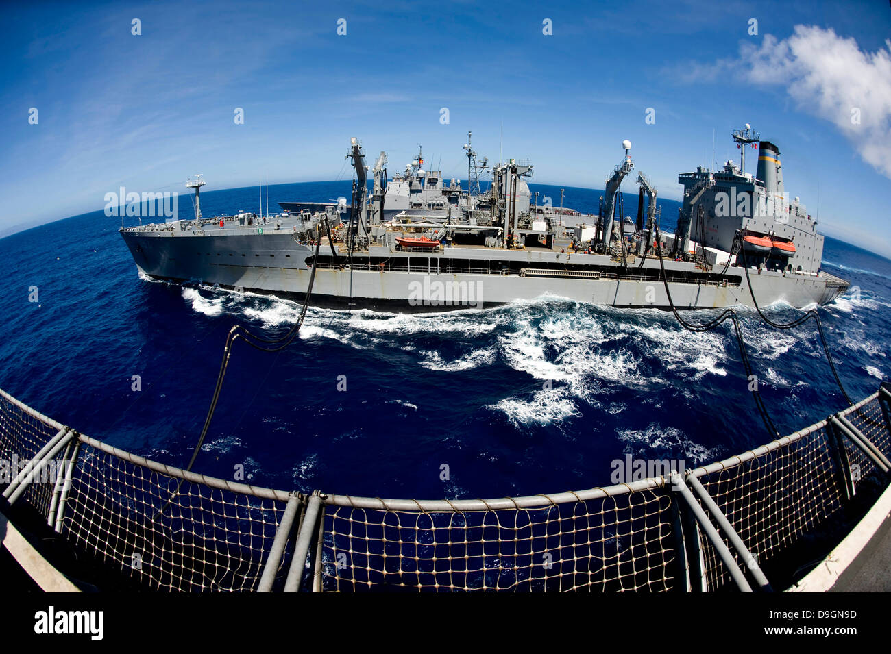 The Military Sealift Command's Fleet Replenishment Oiler USNS Walter S ...