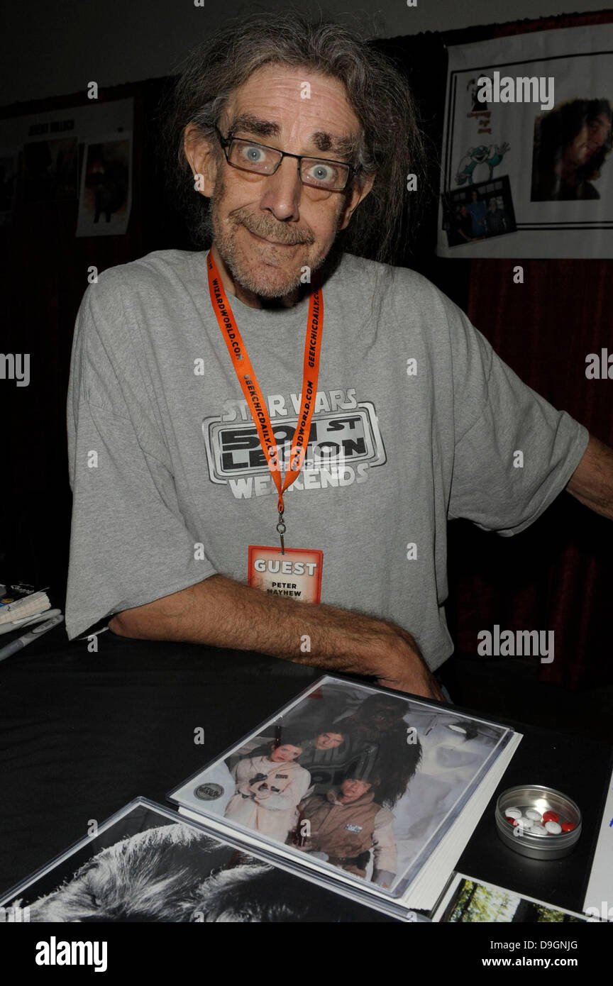 Peter Mayhew Wizard World Toronto Comic Con held at the Direct Energy ...