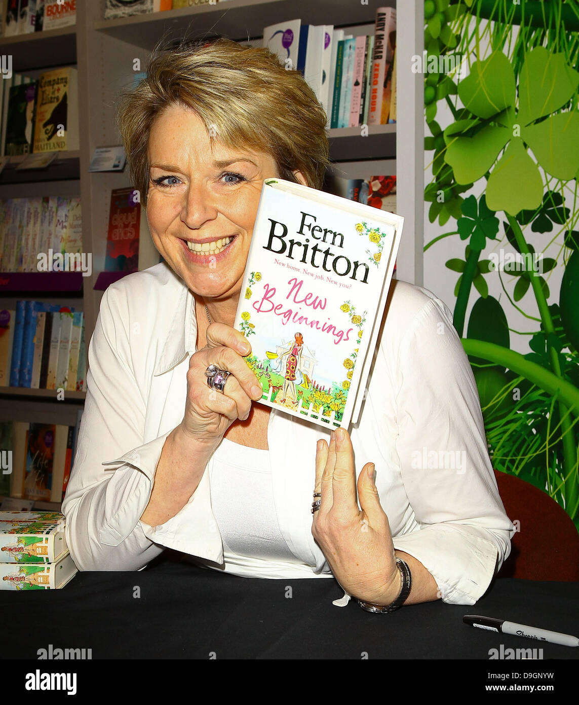 Fern Britton attends a book signing for her book debut novel 'New ...