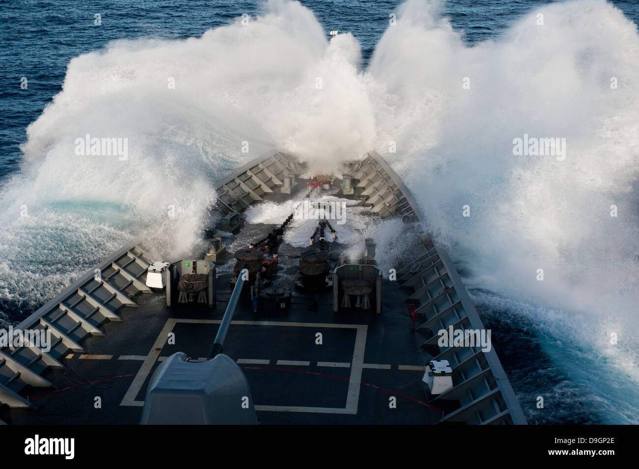 Destroyers In High Seas