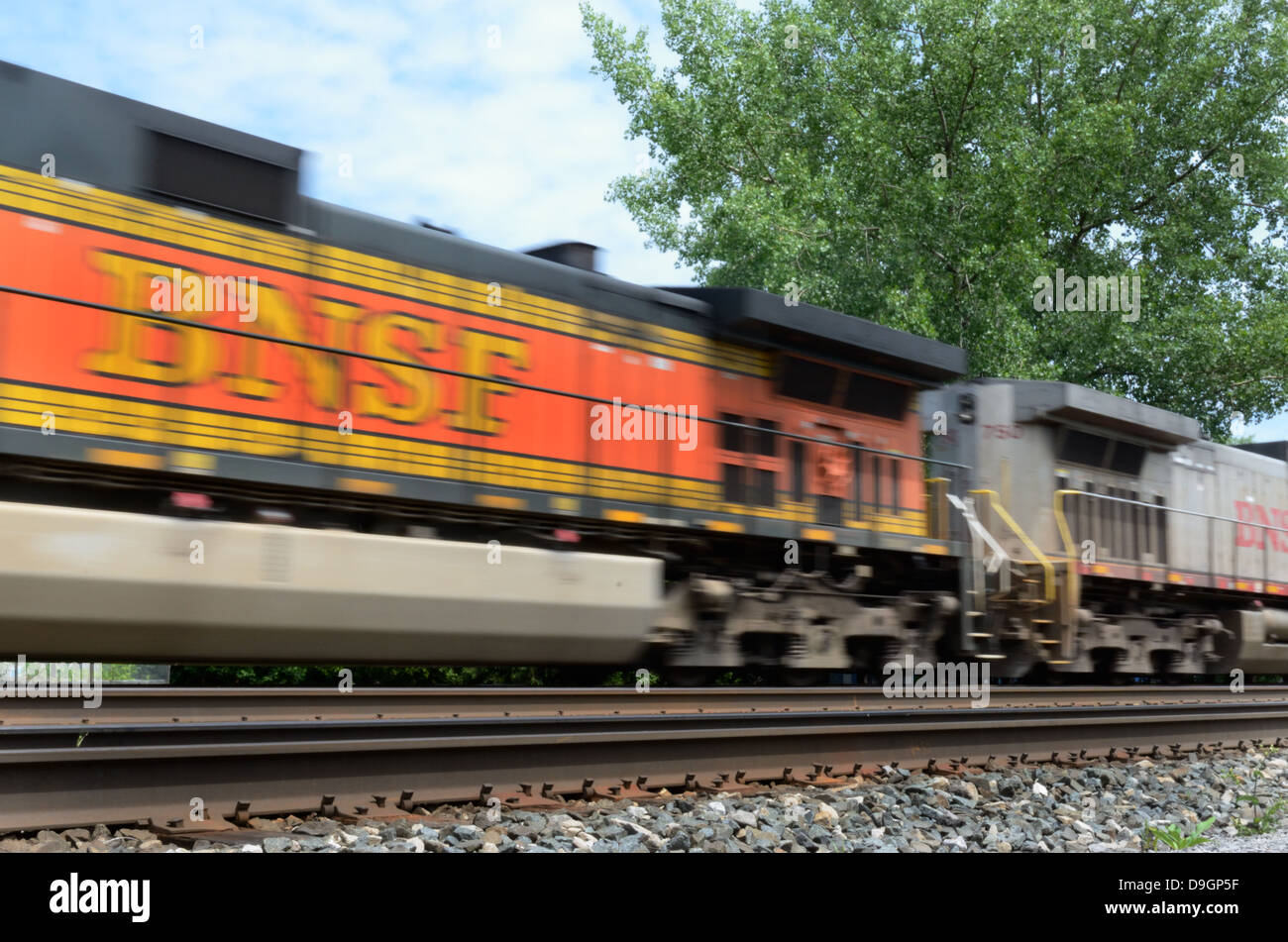 BNSF freight cars in Upstate New York Stock Photo - Alamy