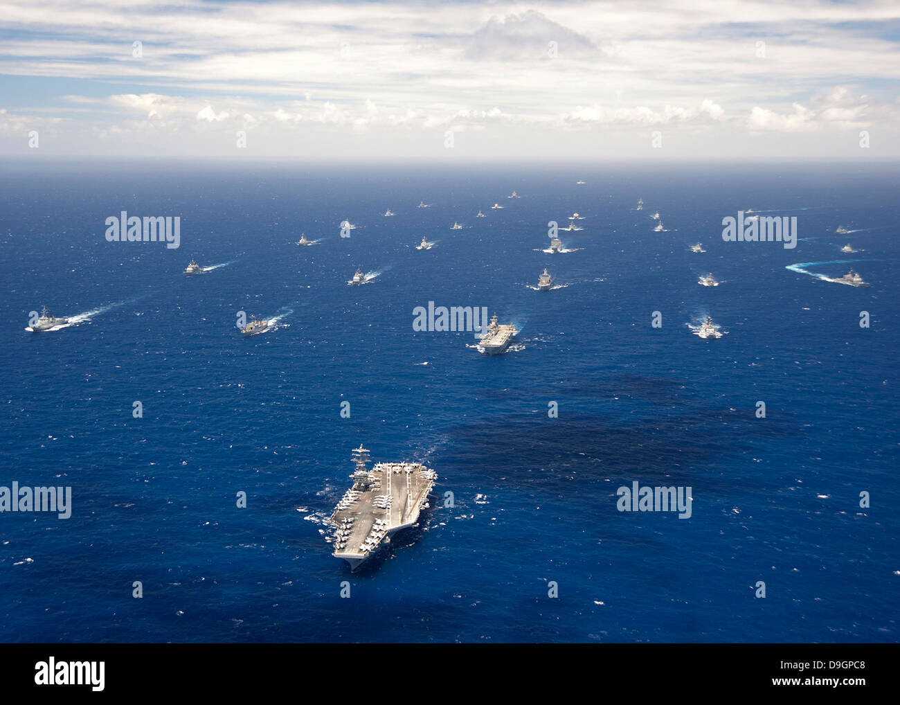 Ships and submarines participating in the Rim of the Pacific 2012 ...
