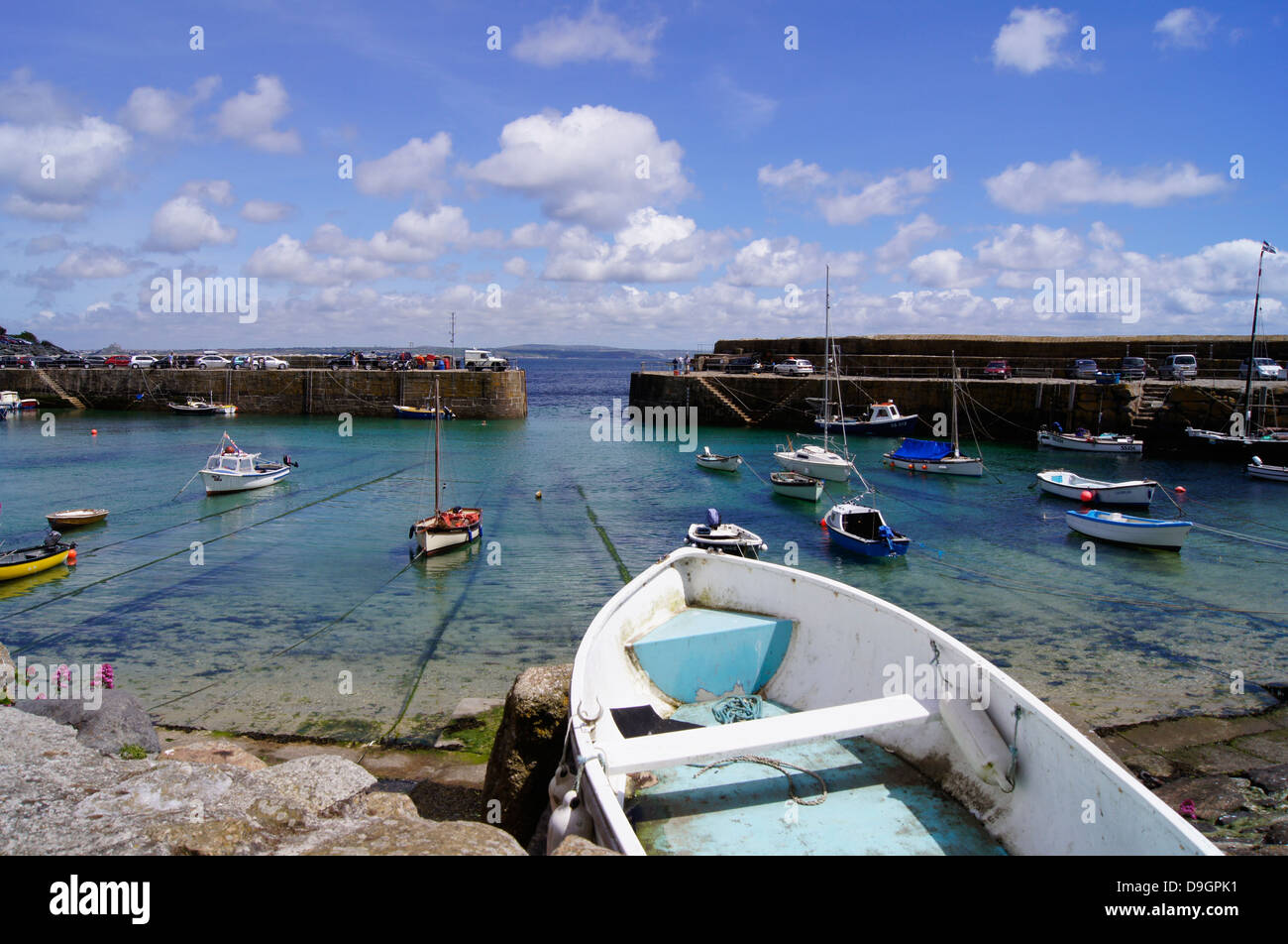 Mousehole harbour, Cornwall Stock Photo - Alamy