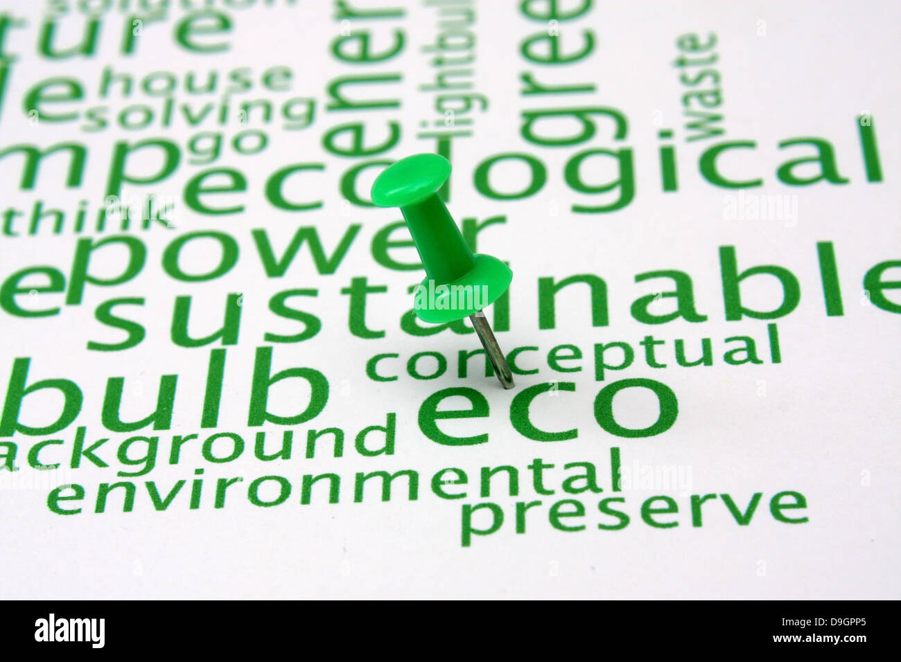 ECOLOGY. Word collage on white background Stock Photo - Alamy