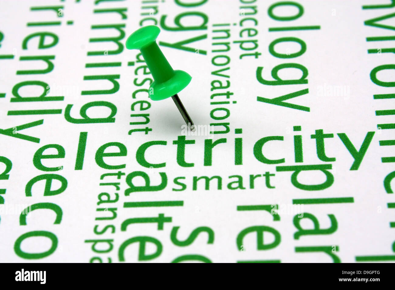 ECOLOGY. Word collage on white background Stock Photo - Alamy