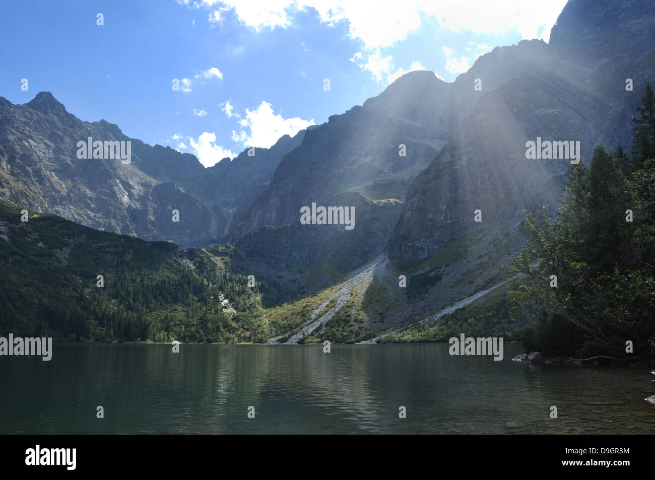 Summer mountain landscape in the Polish Tatry Stock Photo - Alamy