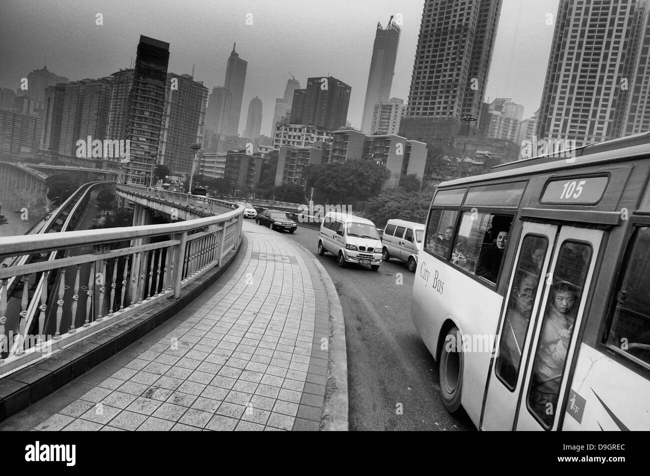 China chongqing bus hi-res stock photography and images - Alamy