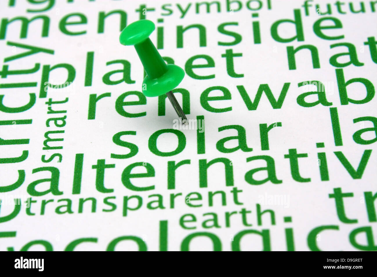 ECOLOGY. Word collage on white background Stock Photo - Alamy