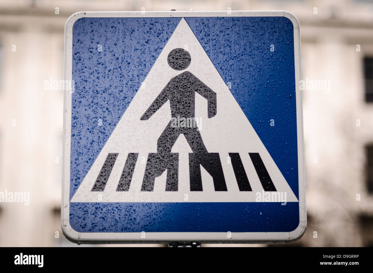 Pedestrian Crossing sign Stock Photo - Alamy