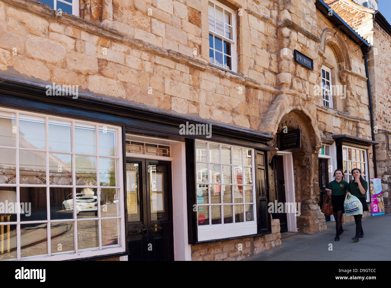 Lincoln - The Jew's House at Steep Hill; Lincoln, Lincolnshire, UK ...