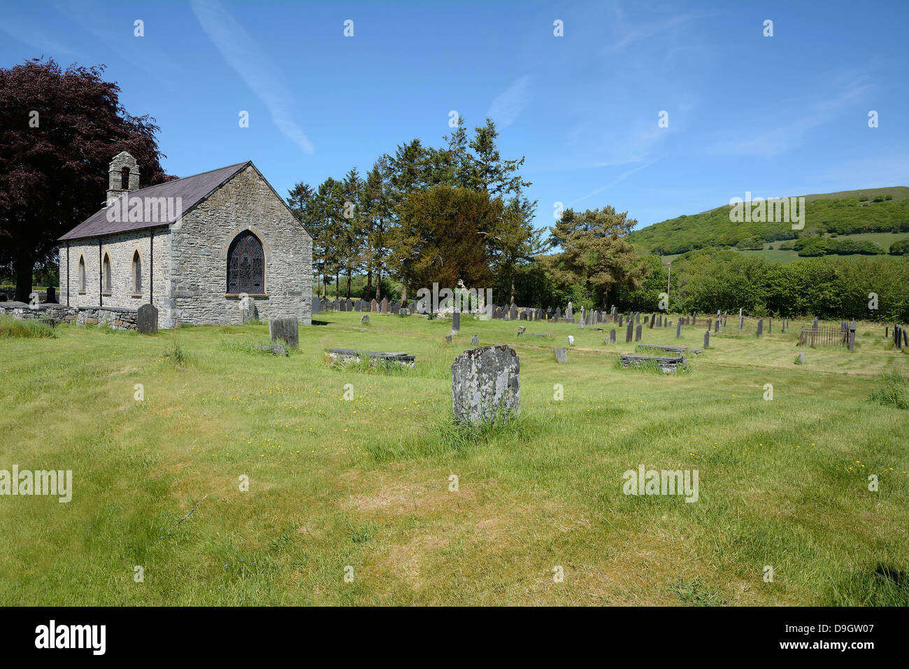 STRATA FLORIDA CHURCH. DYFED. WALES. UK Stock Photo - Alamy